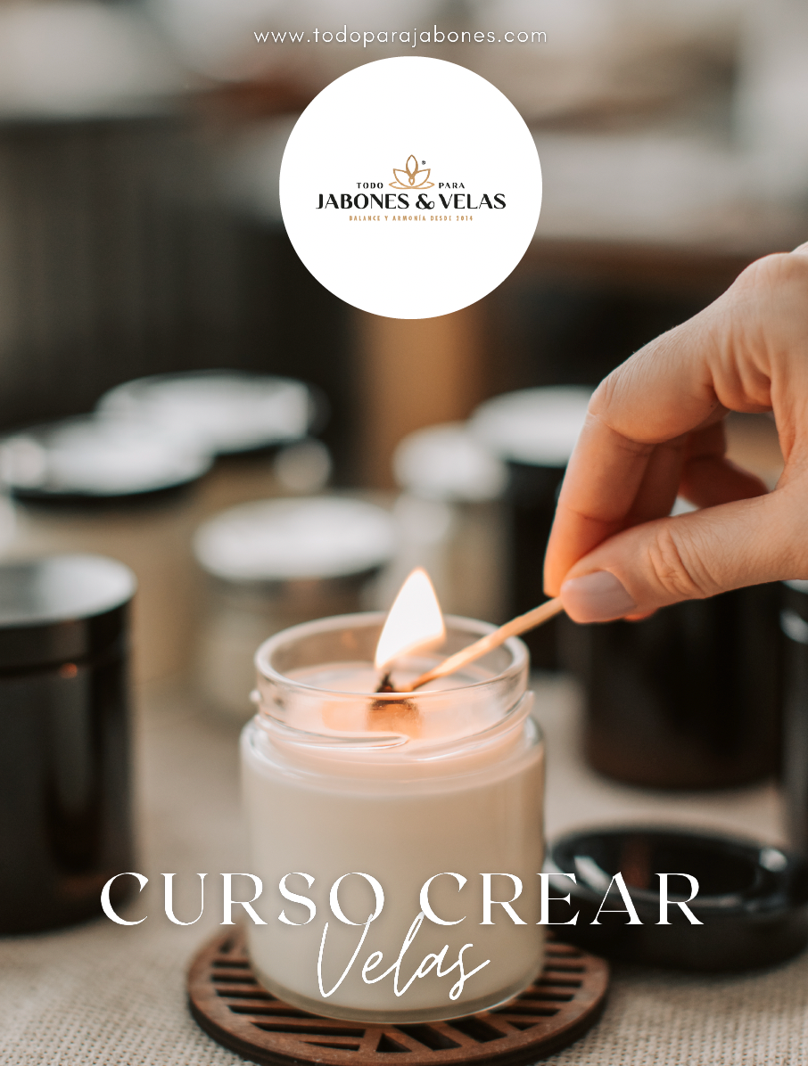 Curso Digital Crear Velas Artesanales – Todo para Jabones y Velas